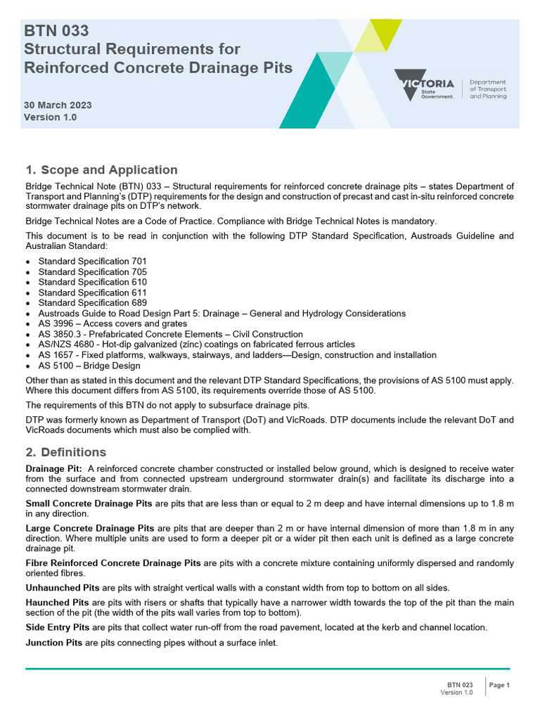 Bridge Technical Note 2023_033 Structural Requirements for Reinforced ...