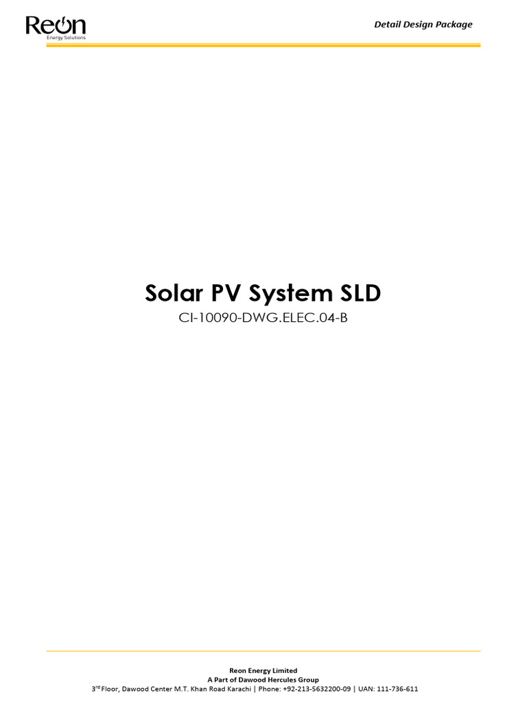 Solar 1MW SLD | PDF