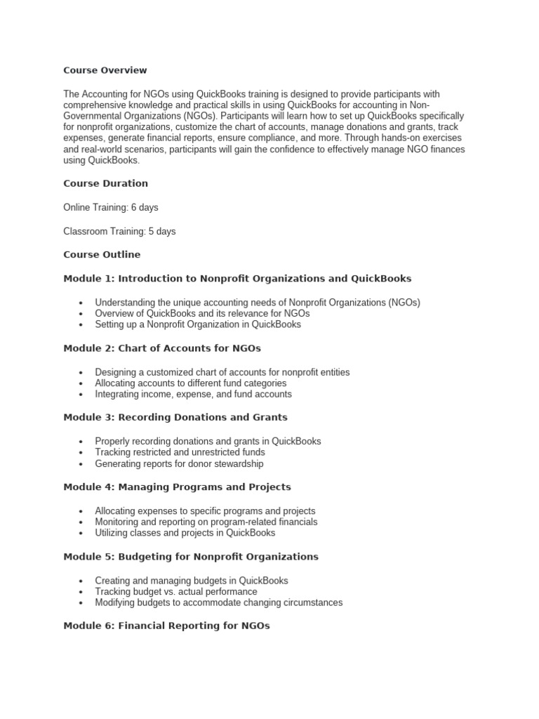 Course Overview | PDF