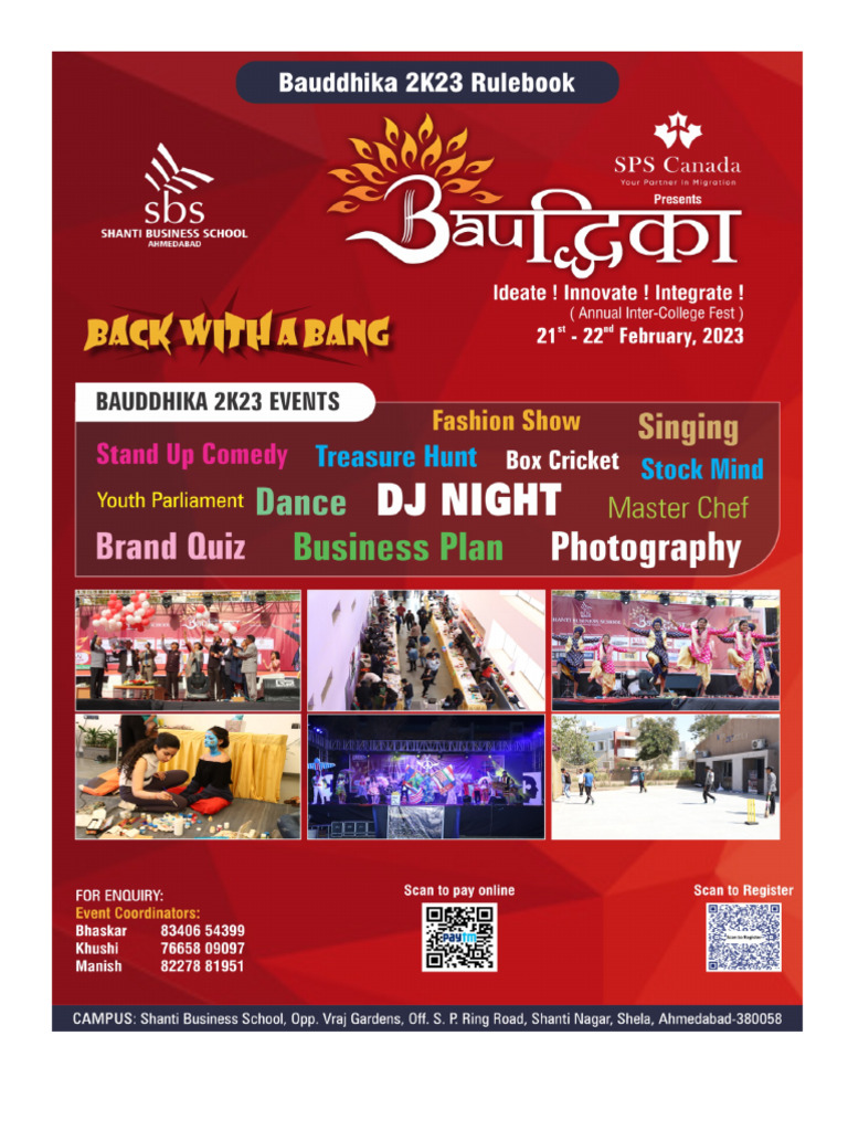 Bauddhika - 2023 Event RuleBook | PDF