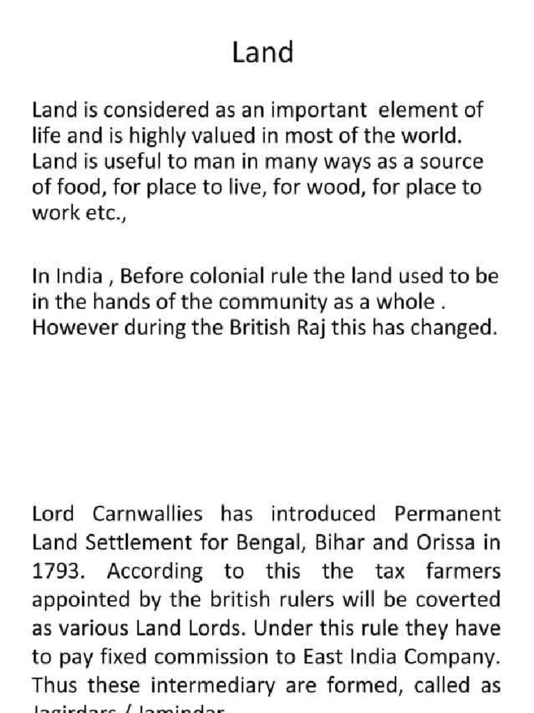 Land Reforms | PDF