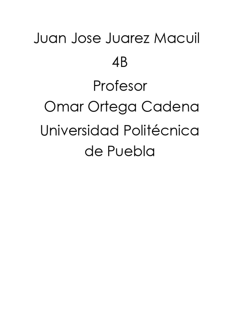 Juan Jose Juarez Macuil o | PDF | Teaching Methods & Materials