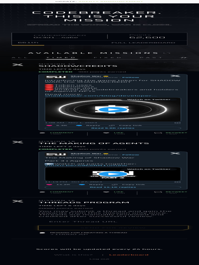 Shadownet - Dashboard | PDF