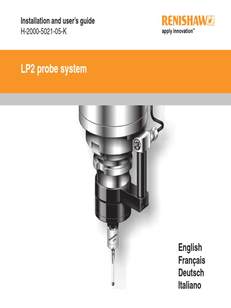 2 7 02 Dotykoveho Snimace LP2 RENISHAW | PDF | Screw | Calibration