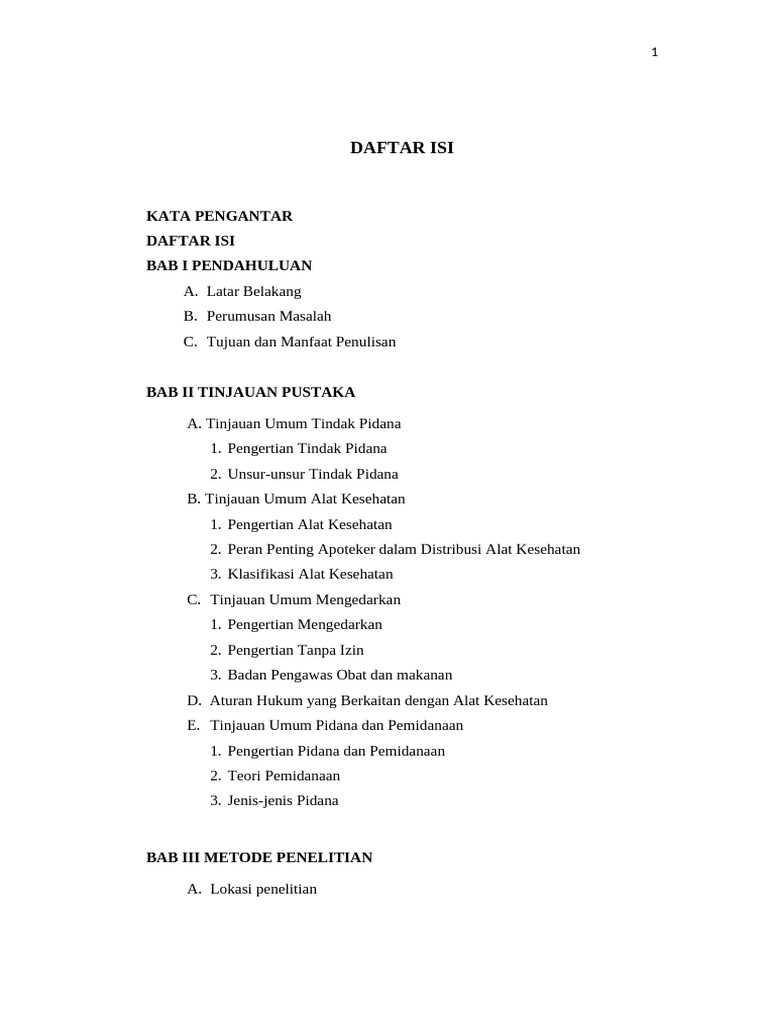 DAFTAR ISI | PDF