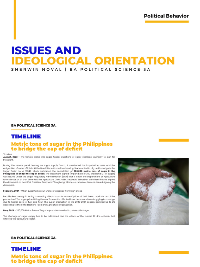 Political Behavior - Noval - Issues and Ideological Orientation | PDF