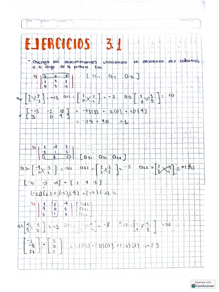 Ejercicios 3.1 | PDF