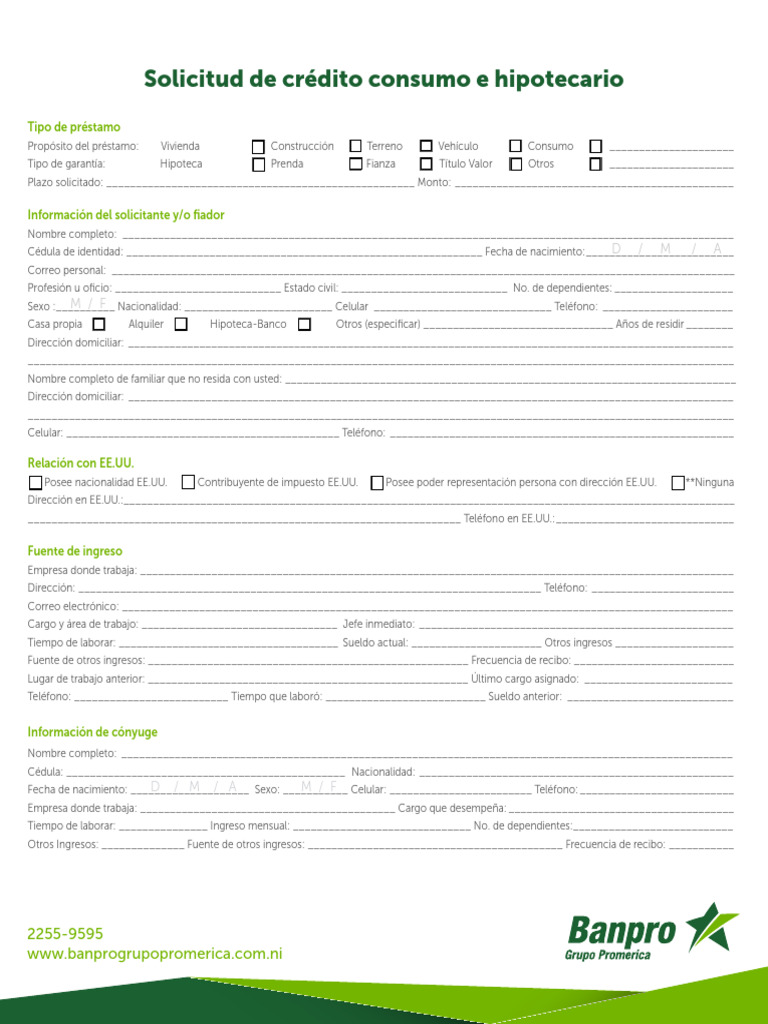 Formulario Solicitud de Credito 2021 | PDF | Bancos | Economias