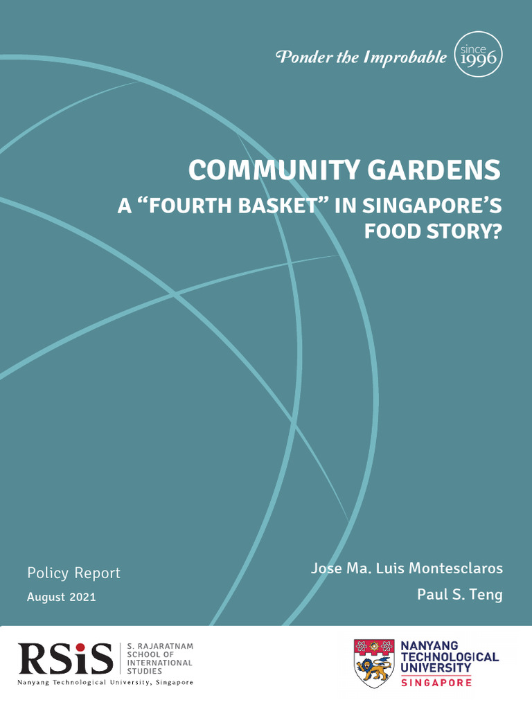 PR210824 - Community Gardens - A Fourth Basket in Singapores Food Story 230821 1 | PDF ...