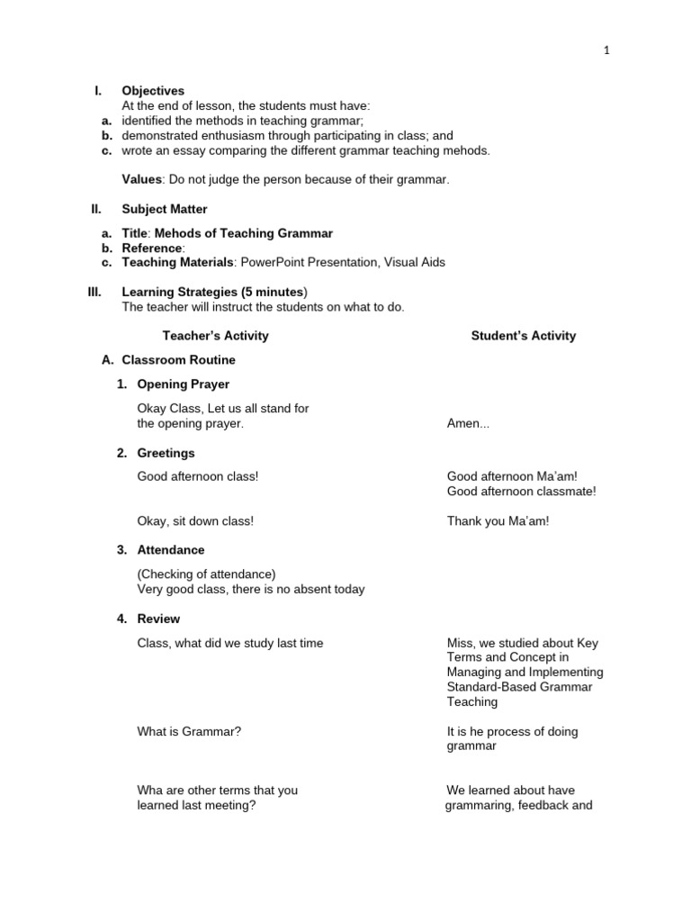 BELISH-LESSON-PLAN | PDF