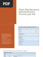 Refurbishment Process in SAP PM | PDF | Warehouse | Systems Engineering