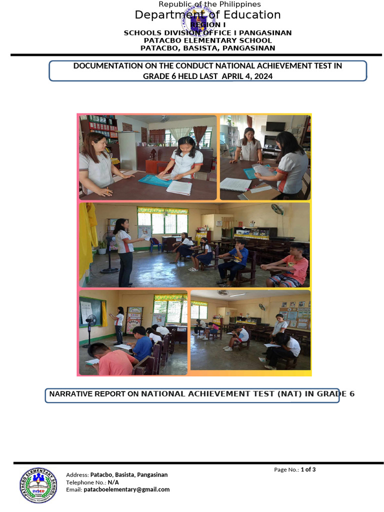 Documentation on NAT 6-2023-2024 | PDF