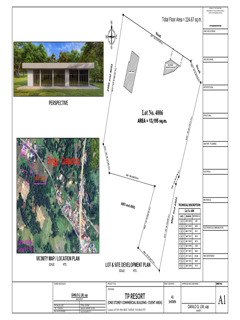 TP Resort Event Area Plan | PDF