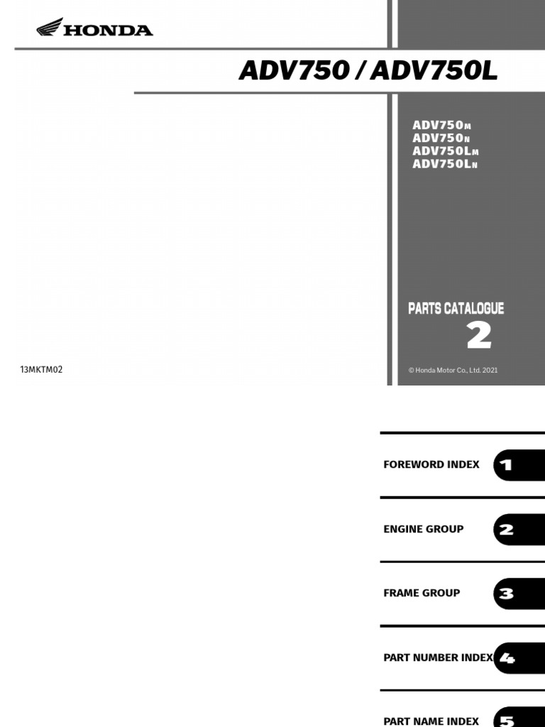 X ADV Parts Catalogue 22 | PDF