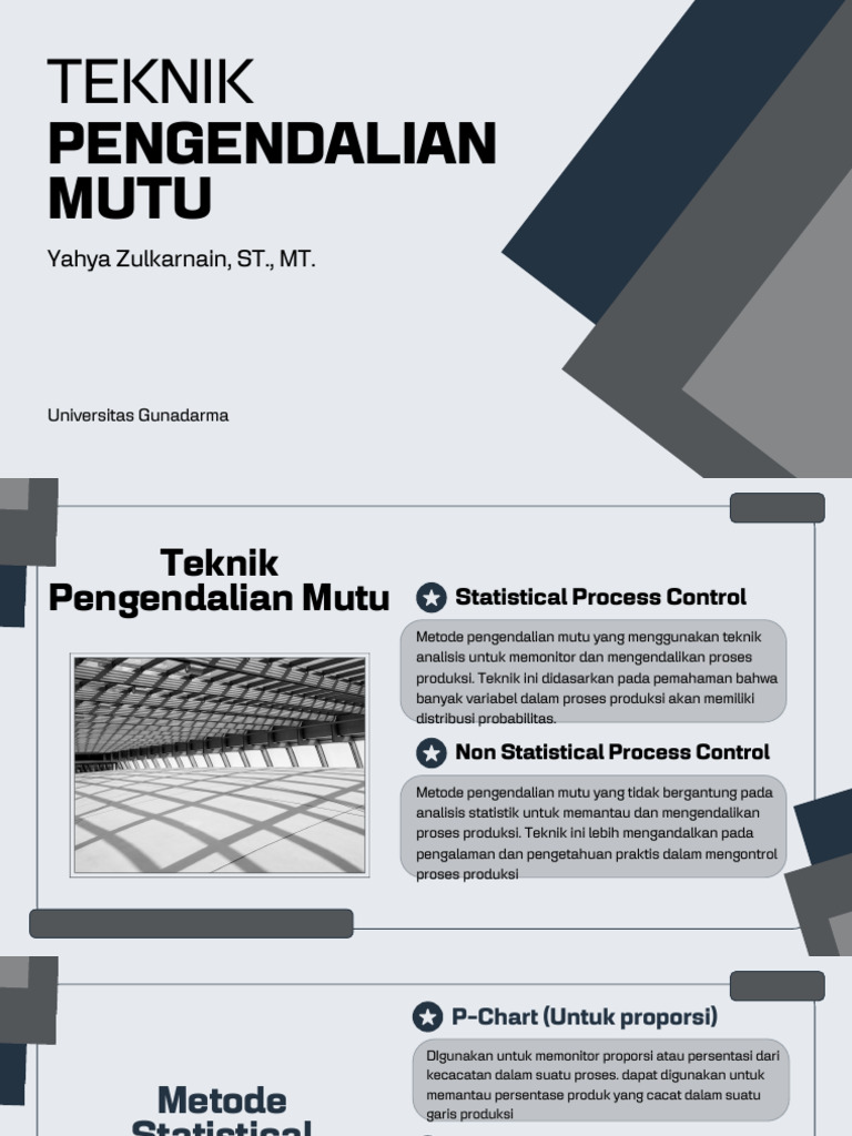 Slide Ke 2 - Pengendalian Dan Penjaminan Mutu | PDF