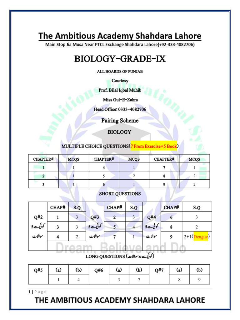 9th Bio Success Series | PDF