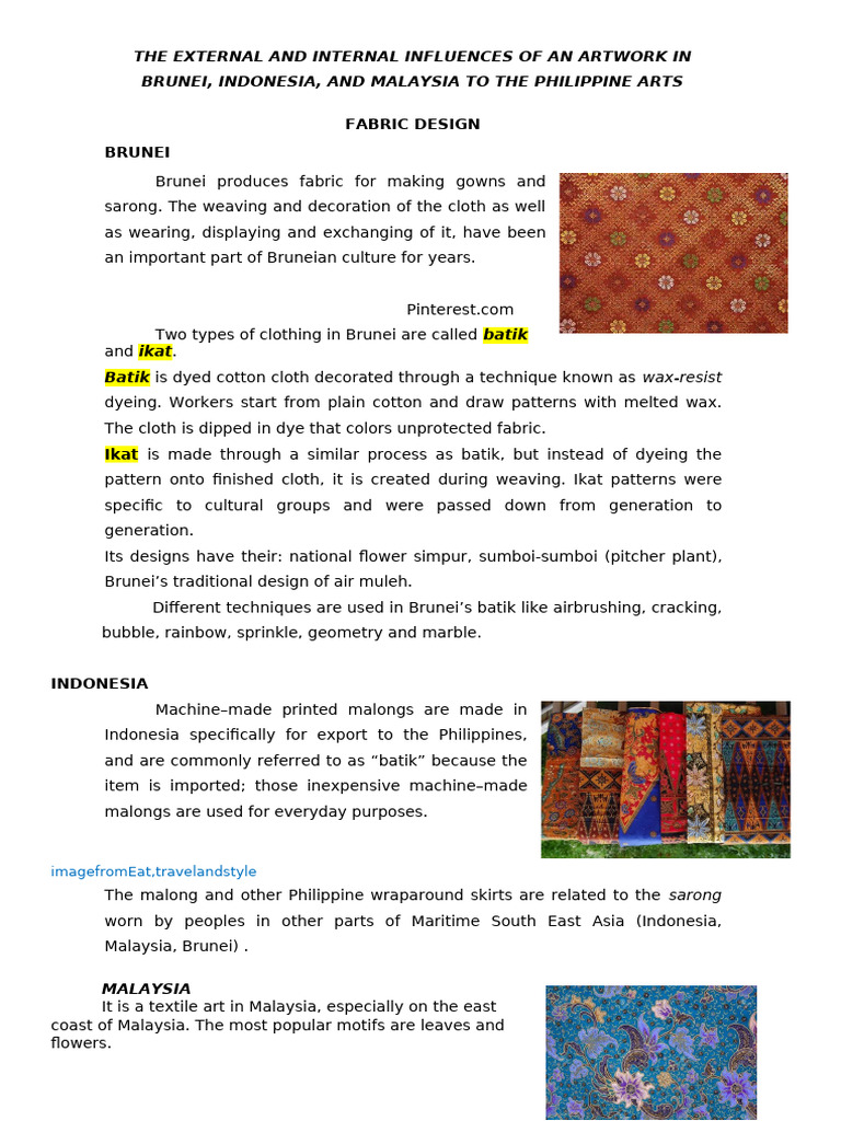 Arts7 q3 WK 5-8 | PDF