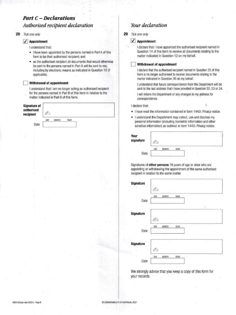 Visa Form 956 A-6 | PDF