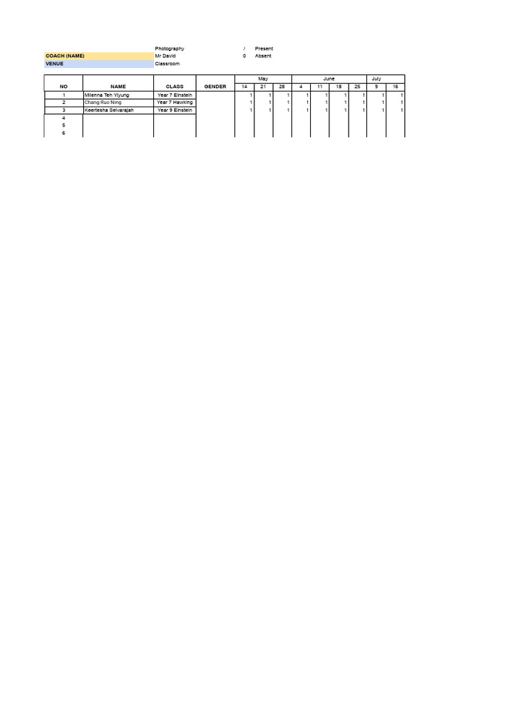 ECA Photography - Google Sheets | PDF ECA Photography - Google Sheets | PDF