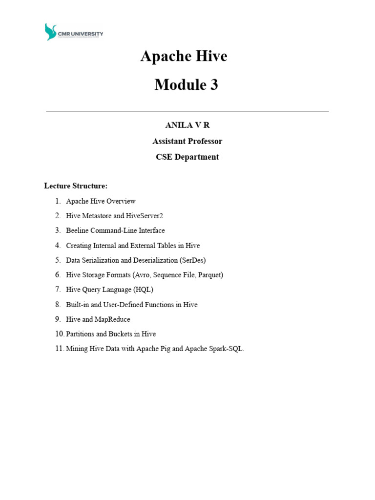 NO SQL - Module 3 | PDF