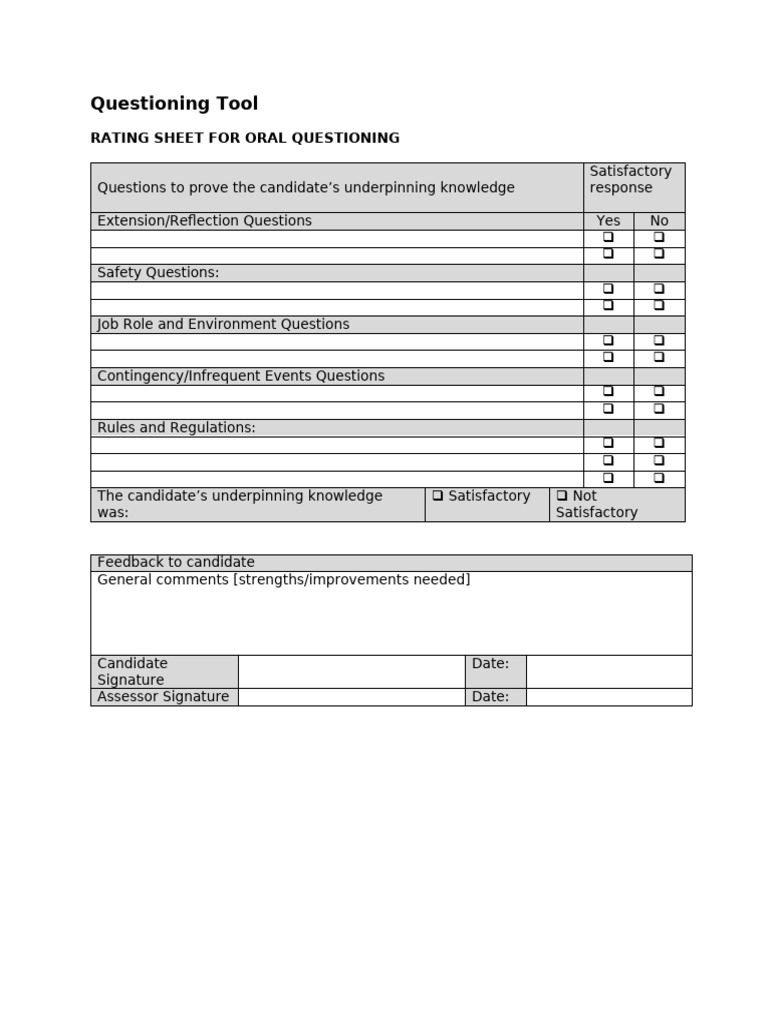 07_Oral_Questioning_Tool_Template | PDF