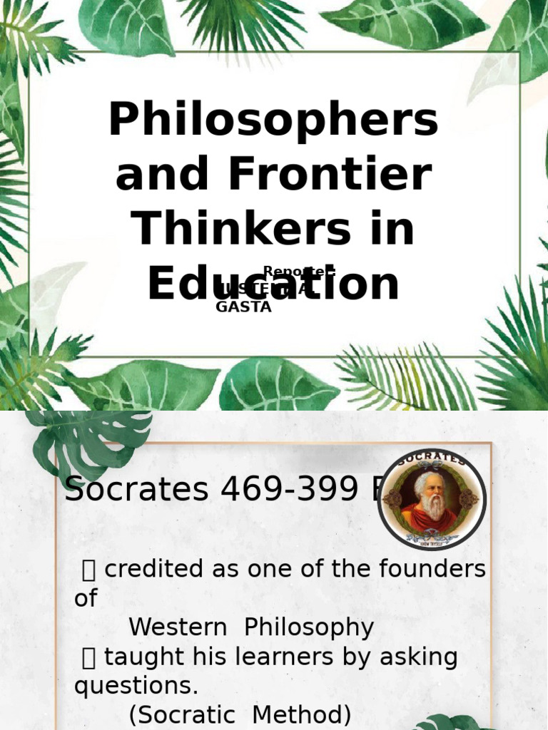 Ma103 - Frontier Thinkers | PDF