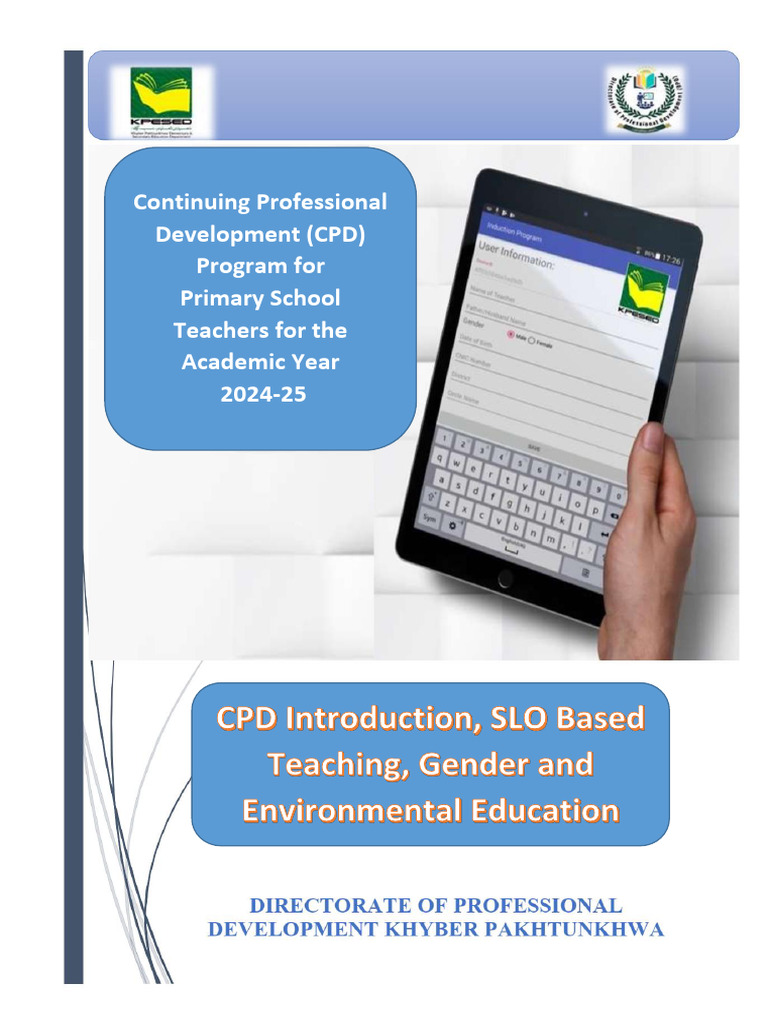 9.8.2024 PDD-01, CPD Introduction and Main Theme | PDF