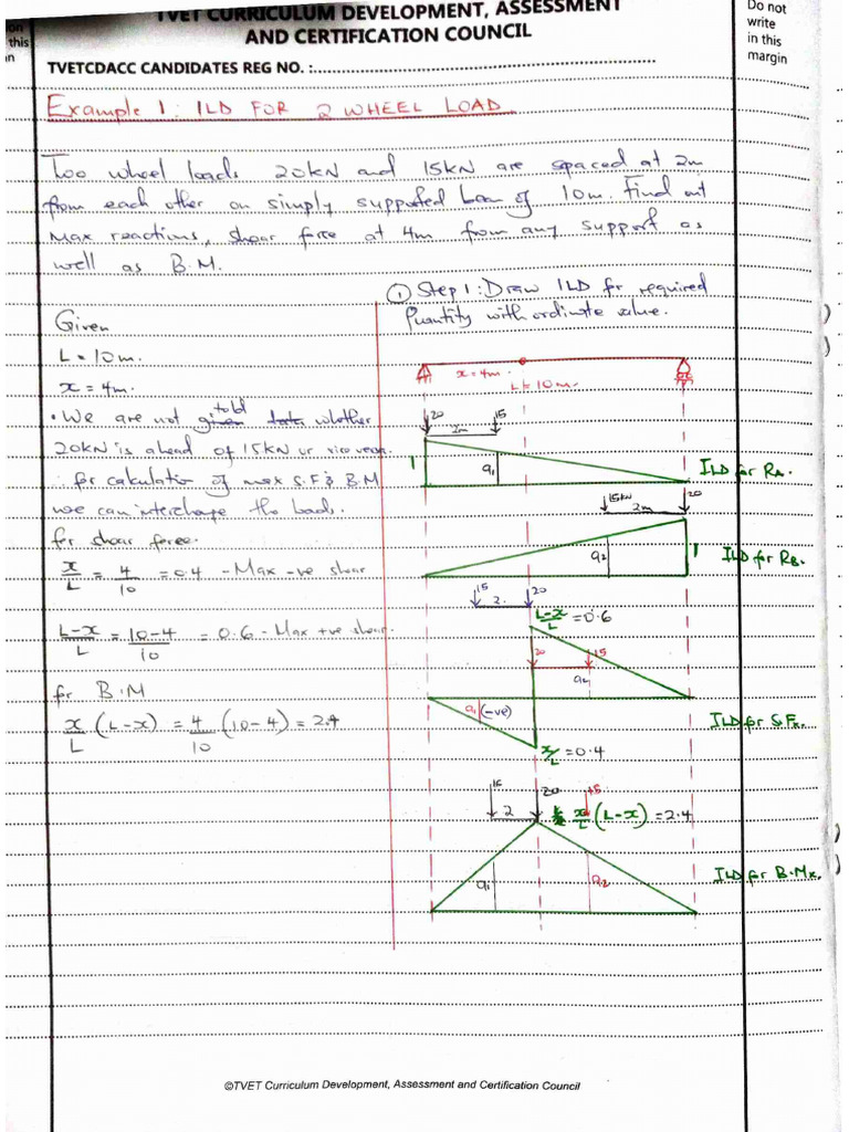 Influence Line | PDF