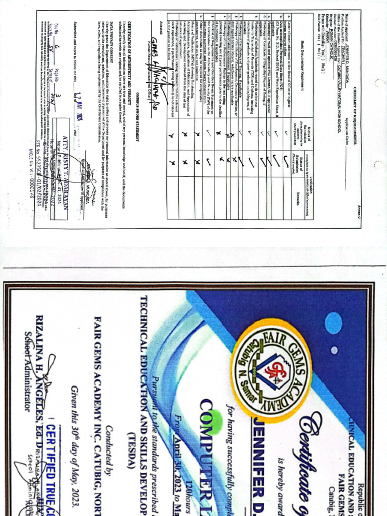 Muncada Jennifer NewT1Secondary | PDF