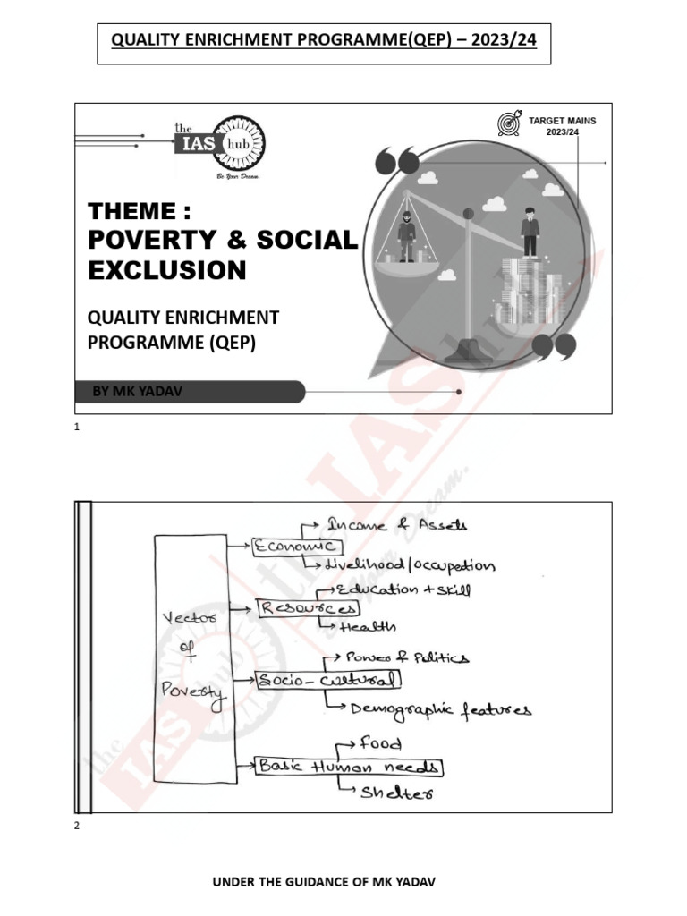 2024 Poverty & Social Exclusion PPT_compressed | PDF