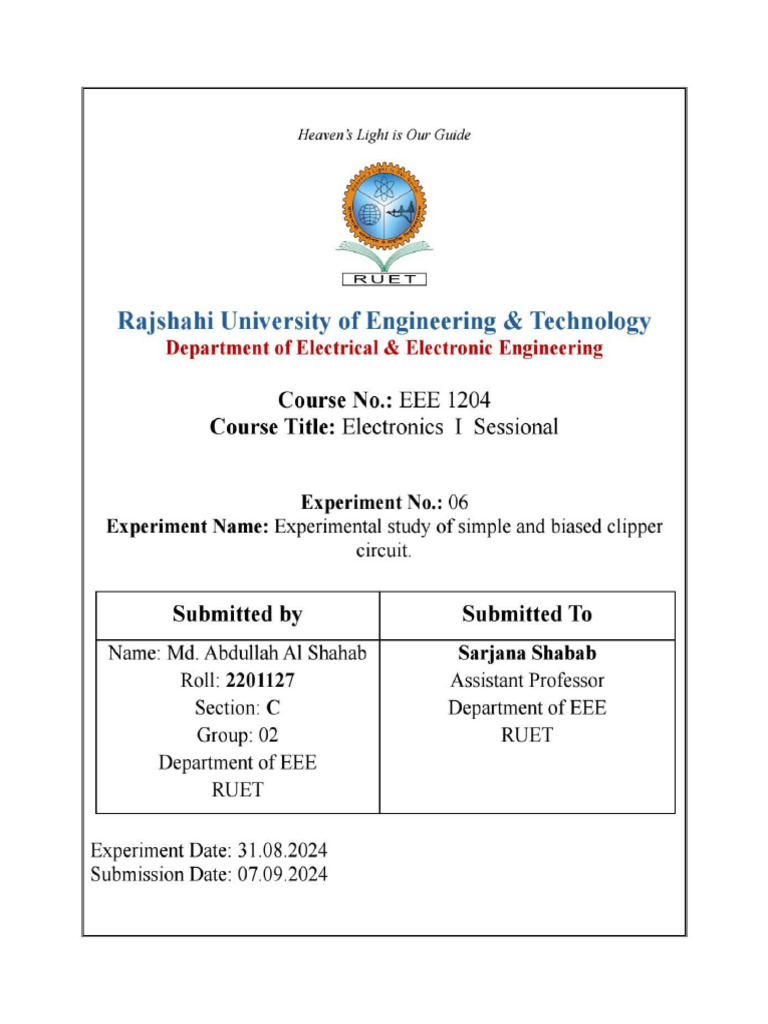 Exp 6 (Clipper) | PDF