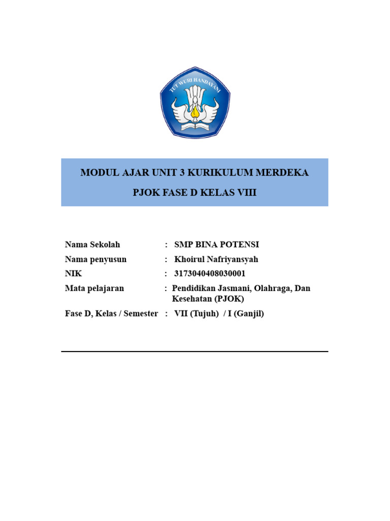 modul ajar unit 3 | PDF