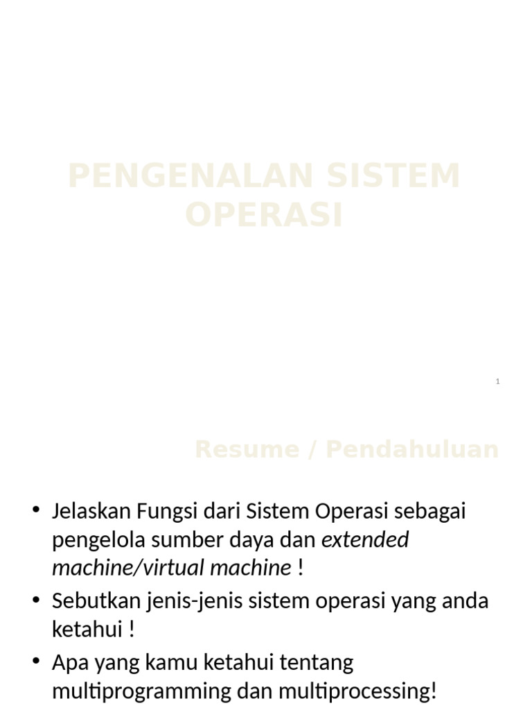 Operating Sistem Chapter 1 | PDF | Software Engineering | Systems ...