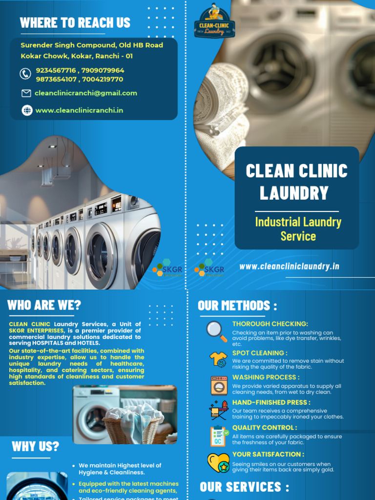 Brochure - Clean-Clinic Laundry | PDF | Laundry