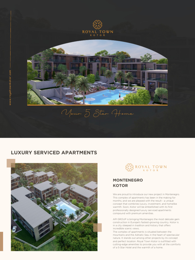 Royal Town Kotor The Luxurious Serviced Apartments in Kotor ...