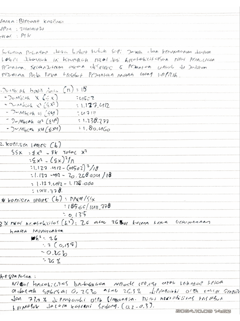 Bintang Karisma 2114141030-2 | PDF