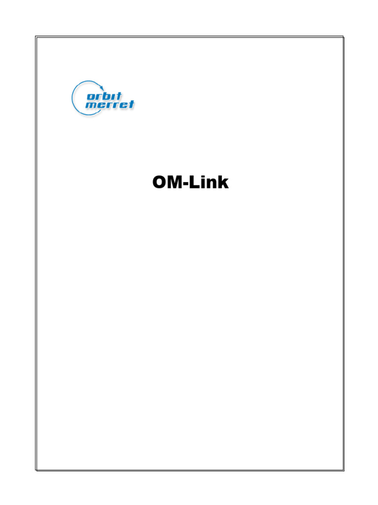 OMLink ADEL Instrumentation en | PDF