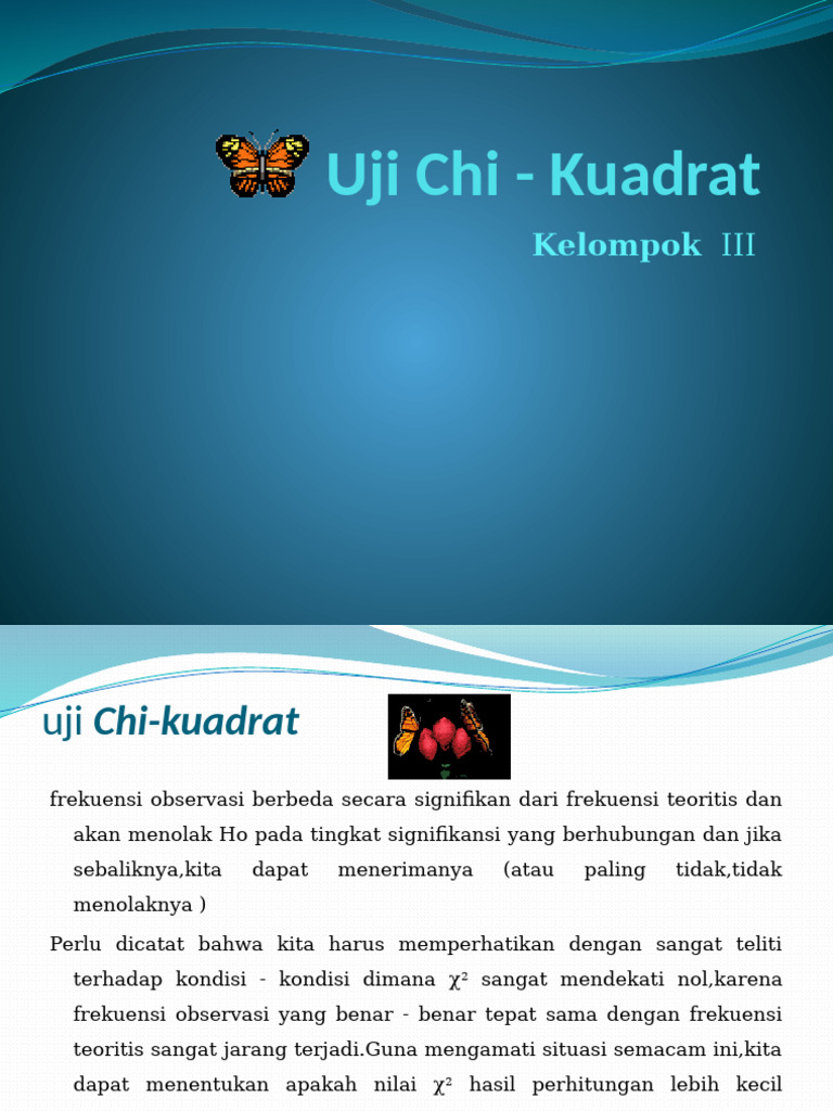 Uji Chi - Kuadrat | PDF