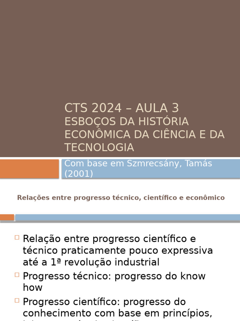 CTS 2024 - Aula 3 | PDF