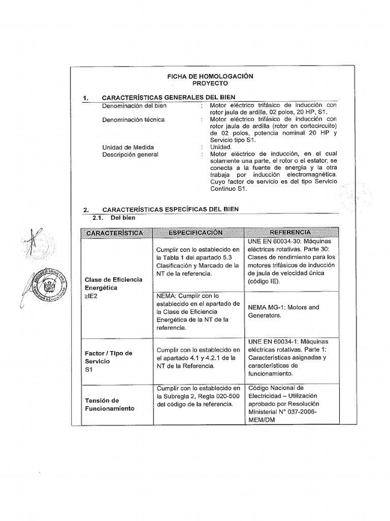 Ficha 7 Motores Eléctricos 20 HP 02 P | PDF
