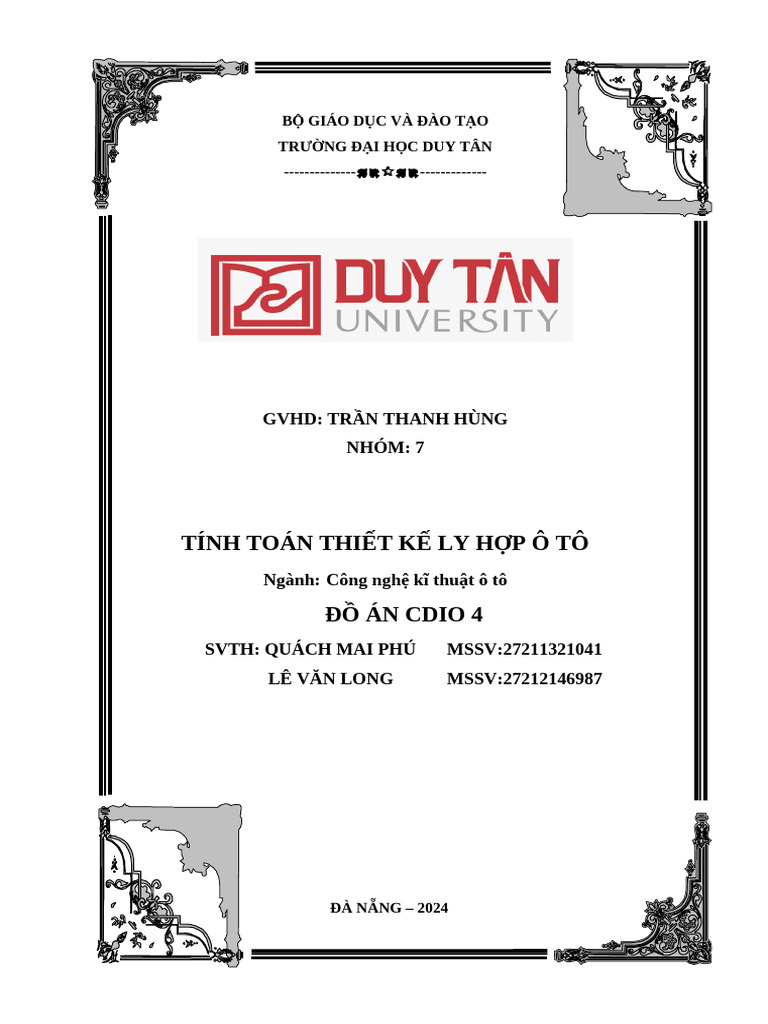 Thuyetminh - Cdio 4 - Nhom 7 - Aet 447C | PDF