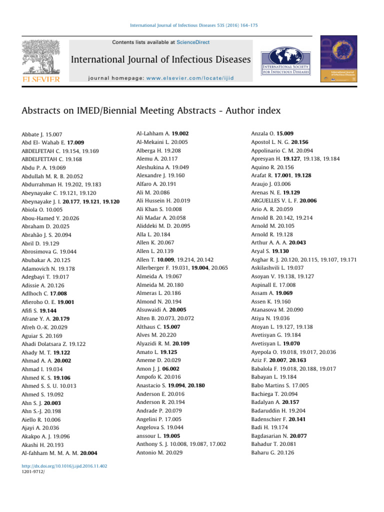 IJID Vegetables | PDF