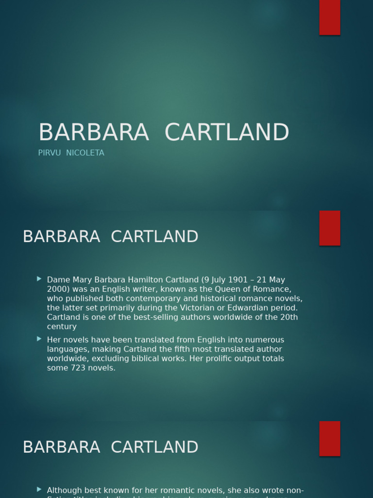 Barbara Cartland | PDF