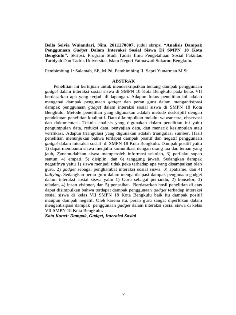 Abstrak, Daptar Isi | PDF