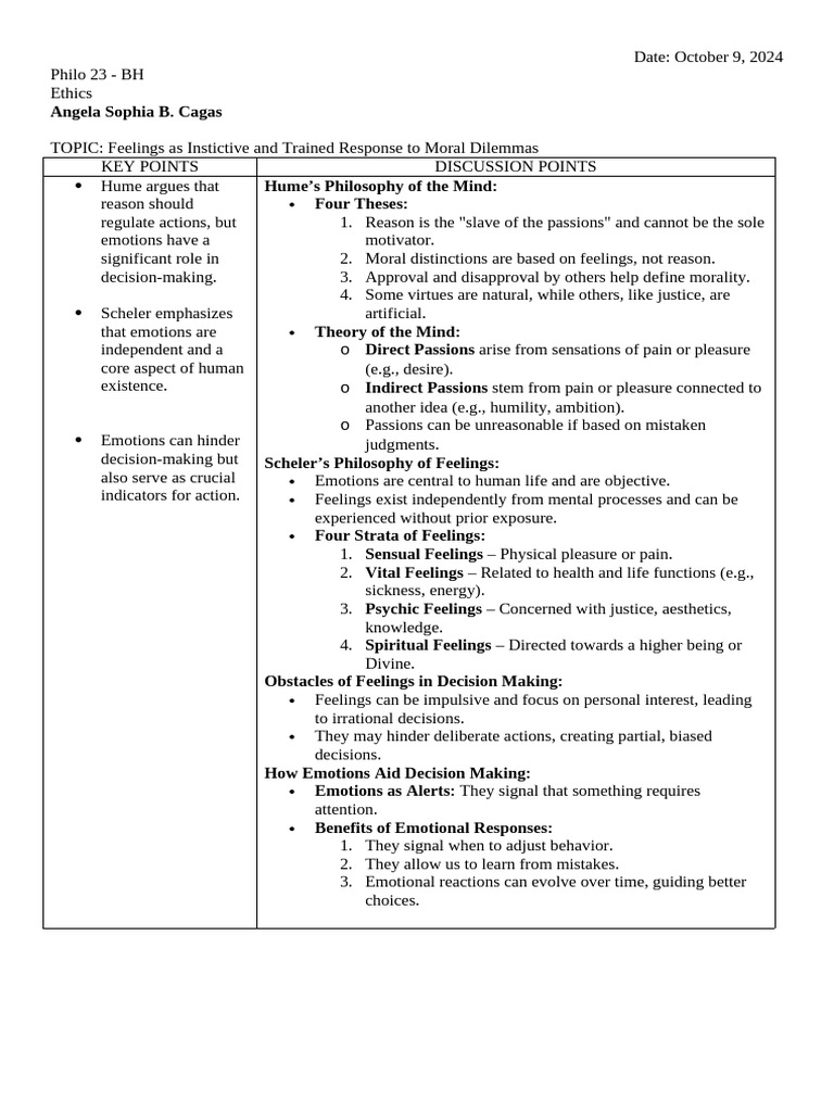 Ethics E-CORNELL NOTES Template | PDF