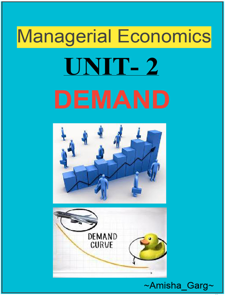 Managerial Economics UNIT-2 | PDF