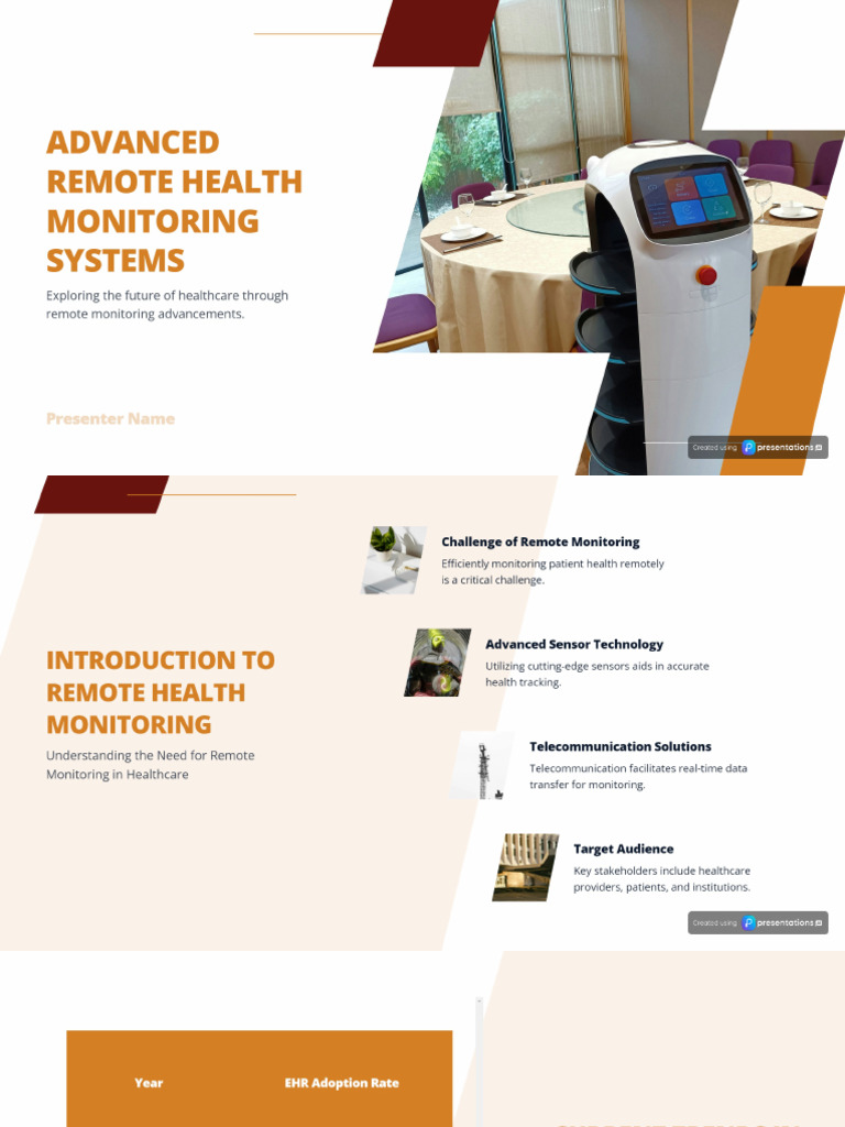 Remote Health Monitoring System Presentation | PDF