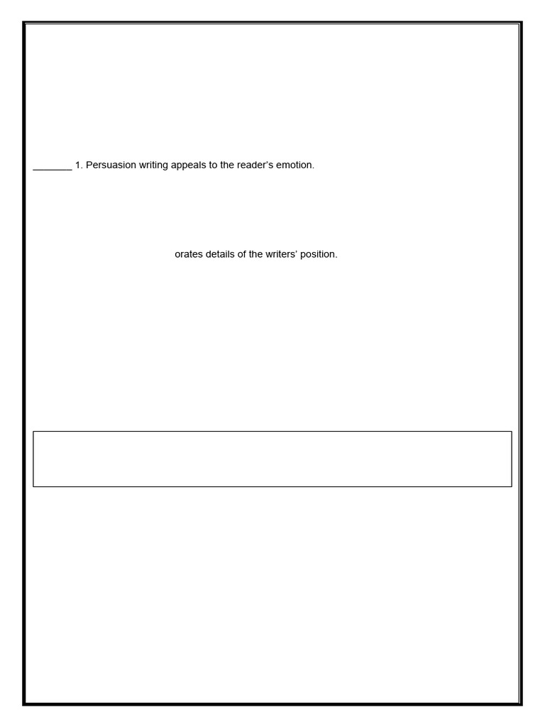 4 Writing A Position Paper | PDF