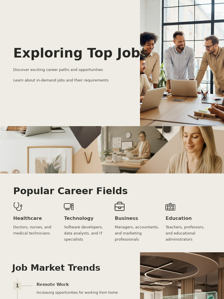 Lesson 8 Exploring Top Jobs | PDF