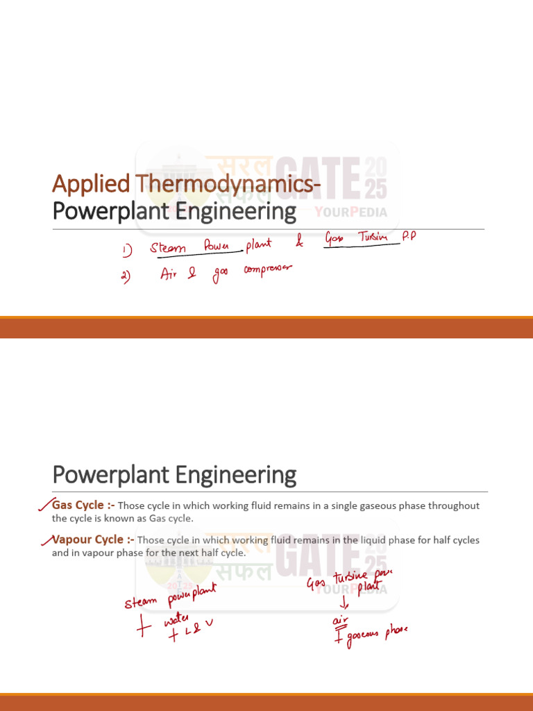 Powerplant-01(Rankine Cycle) | PDF